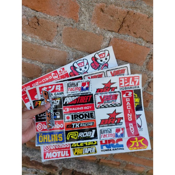 Jual Sticker Racing stiker pack racing stiker motor Seticker pack ...