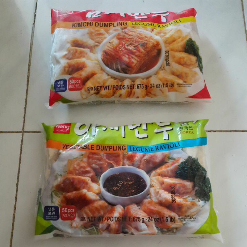 Jual Korean Wang Mandoo Kimchi / Vegetable Dumpling Kimchee 675g ...