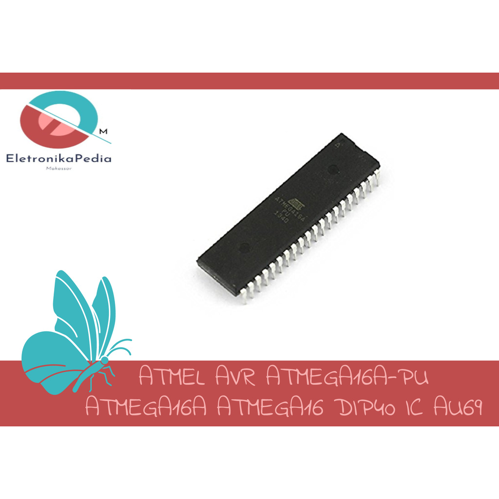 Jual Atmel Avr Atmega16a Pu Atmega16a Atmega16 Dip40 Ic Au69 Shopee Indonesia 
