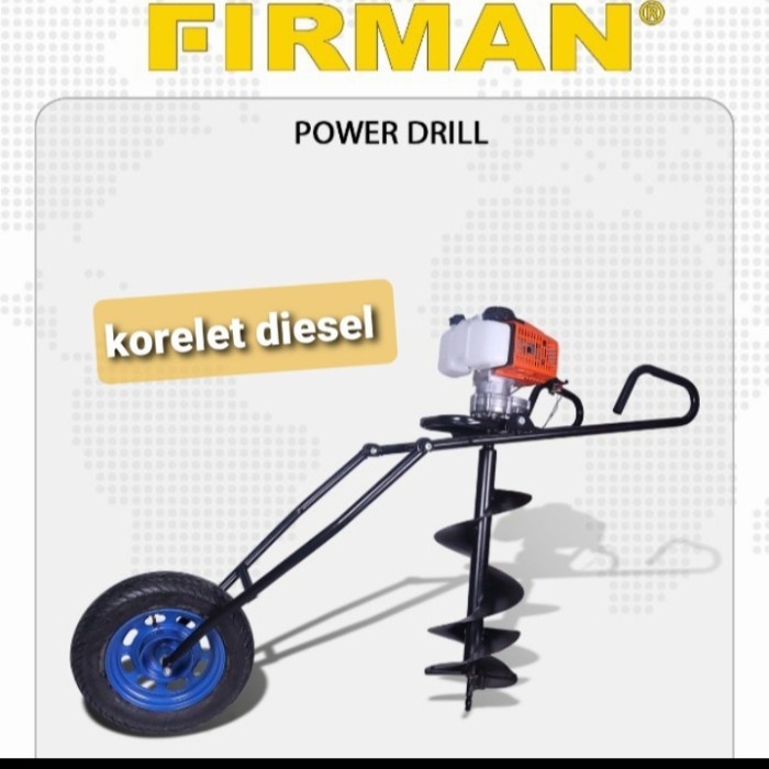 Jual Mesin bor tanah Earth auger biopori FIRMAN FPD 62SP Drill 8inch ...