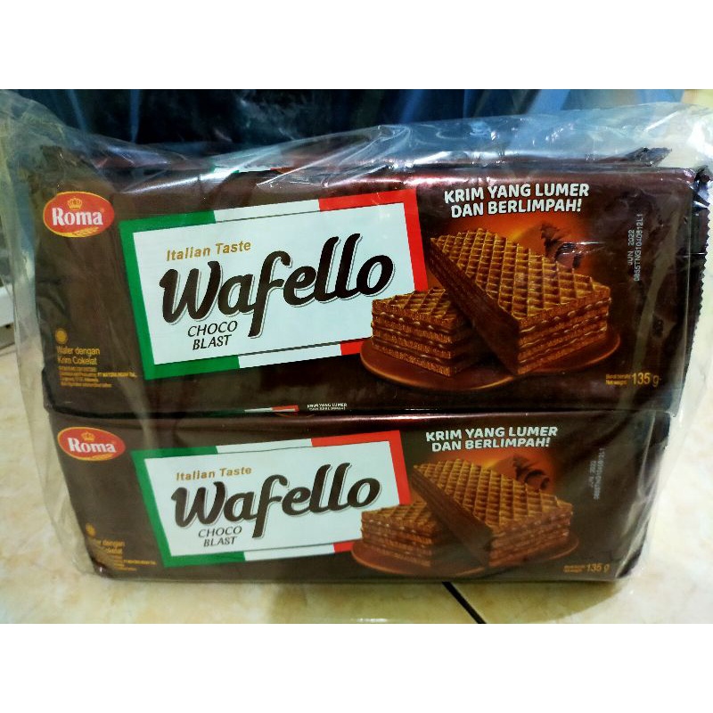 Jual Roma Wafer Wafello 130 gram | Shopee Indonesia