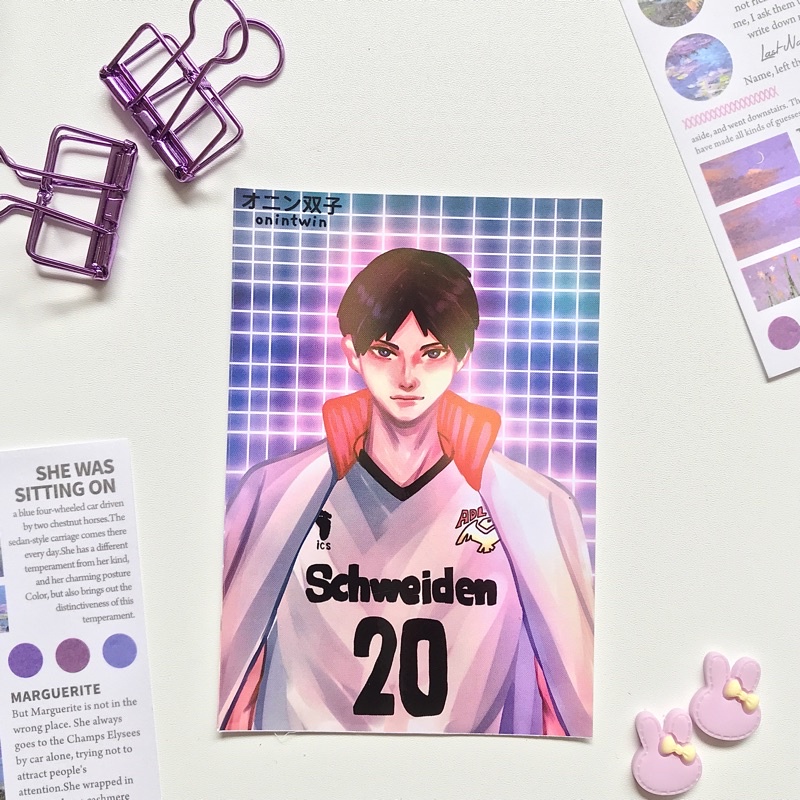 Jual Haikyuu Fanart Timeskip Semi-realistic Ver. Artprint / postcard ...