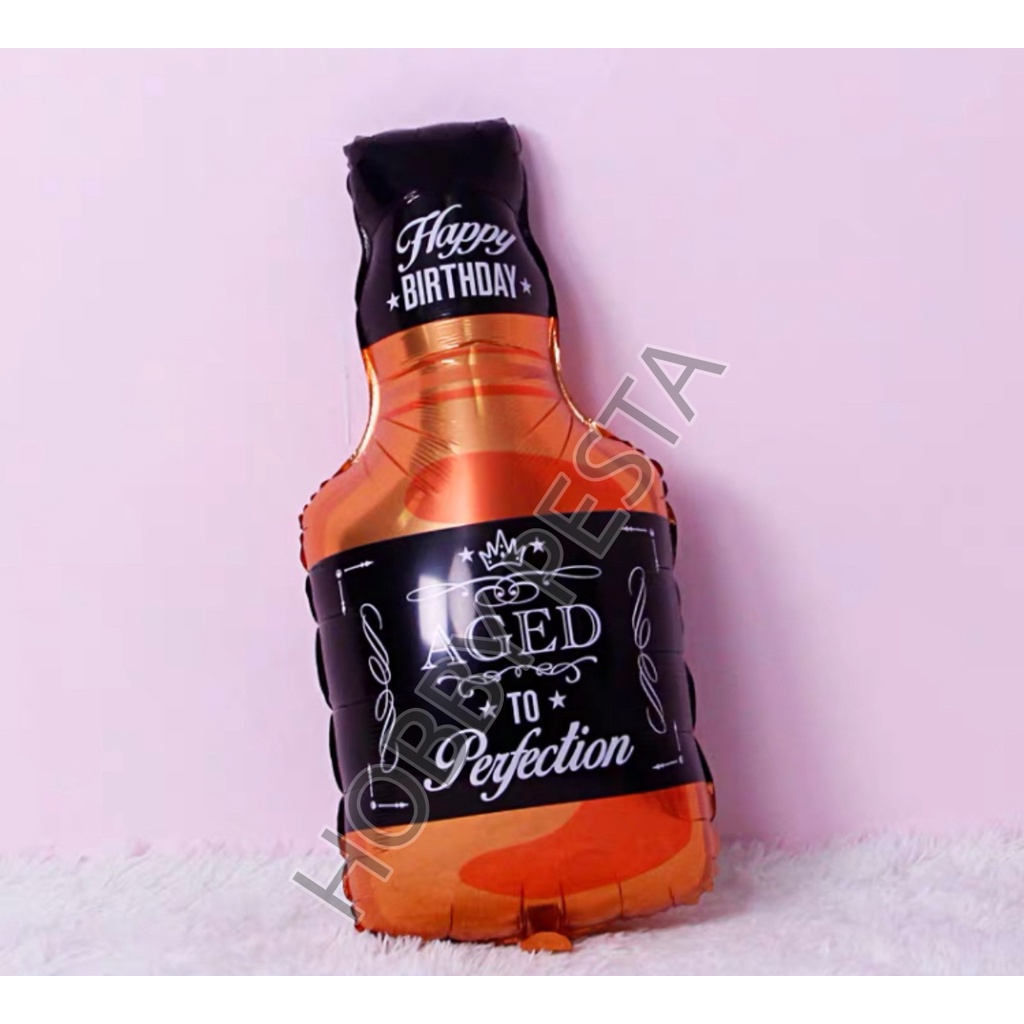 Jual BALON FOIL BOTOL MINI / BALON WHISKEY MINI / BALON BEER MINI ...