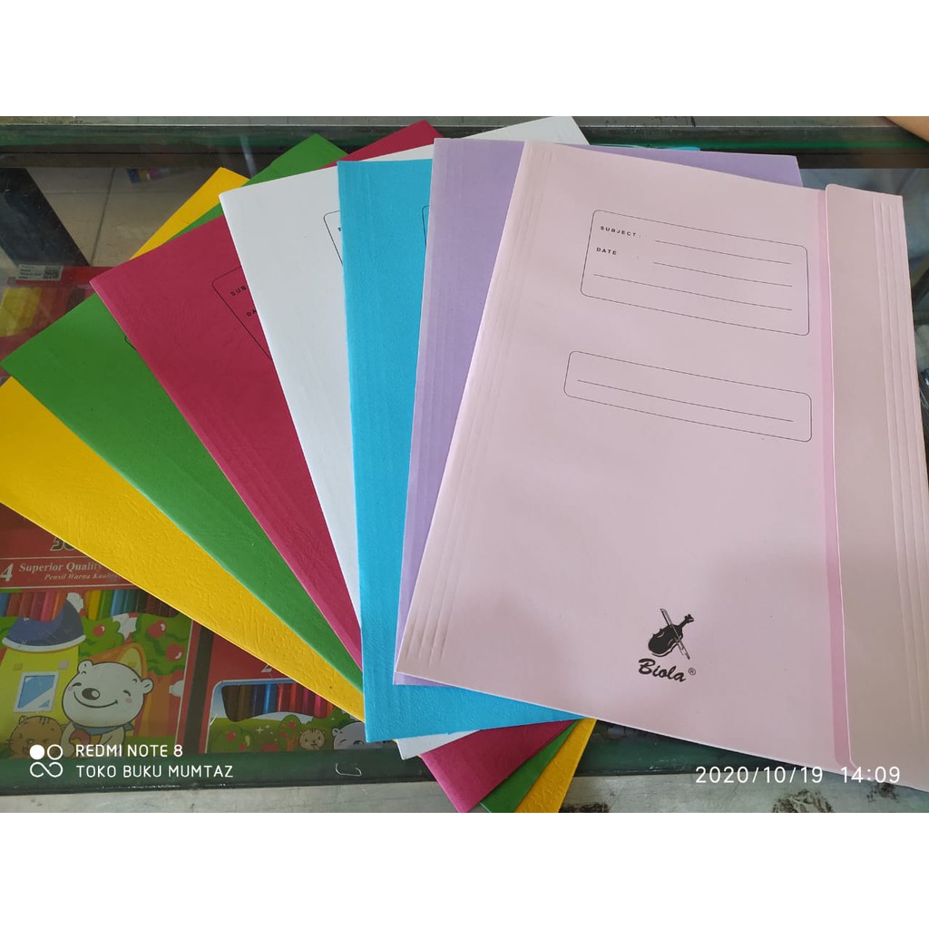 Jual Map Kertas Biola Aneka Warna ( wajib baca deskripsi ) | Shopee ...