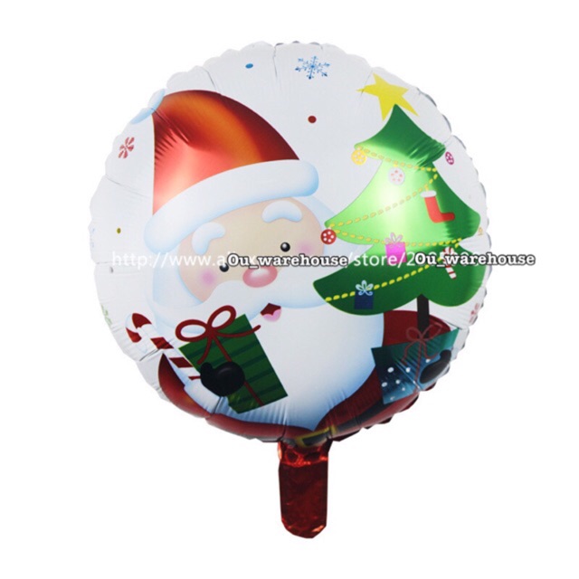 Jual Balon xmas bulat - balon santa merry christmas - balon natal ...