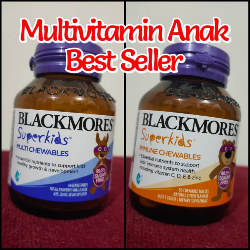 Jual Blackmores Superkids Multichewables Blackmores Superkids Immune ...