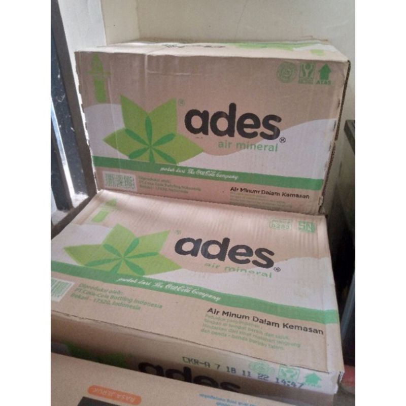 Jual Ades Air Mineral 1.5 L ( 1 Karton 12 Pcs ) | Shopee Indonesia
