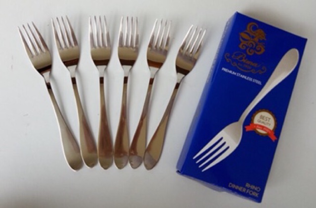 Jual Bima Rhino Garpu Makan 18 cm Dinner Fork Stainless 1 box isi 6 pcs ...