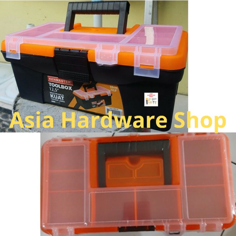 Jual Tool Box 12,5" Inch KENMASTER Toolbox Tempat Kunci Obeng Kotak ...