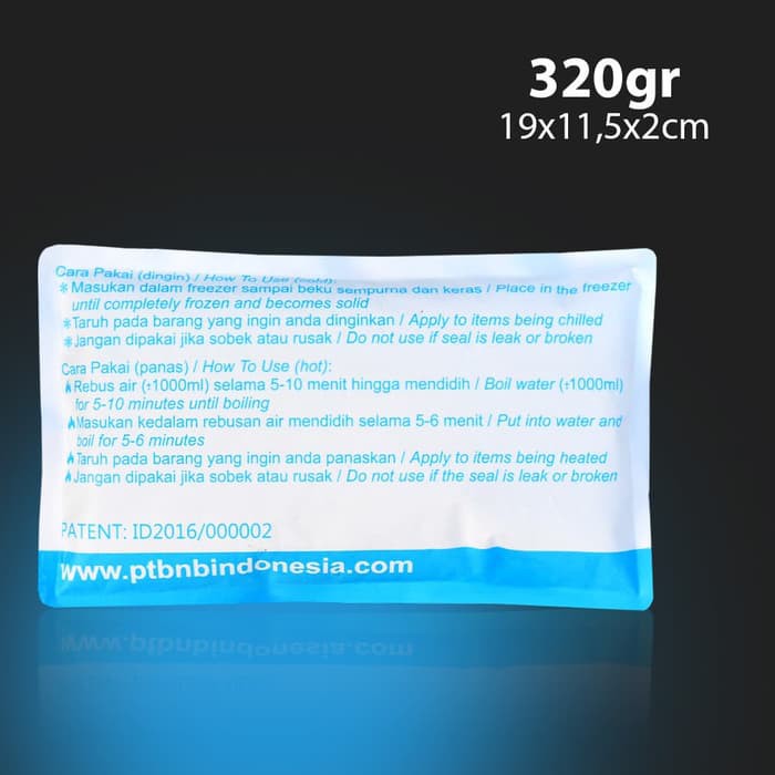 Jual Ultra Cool Ice Gel Sachet 300ml Ice Cool Pengganti Es Batu Ice Bag ...