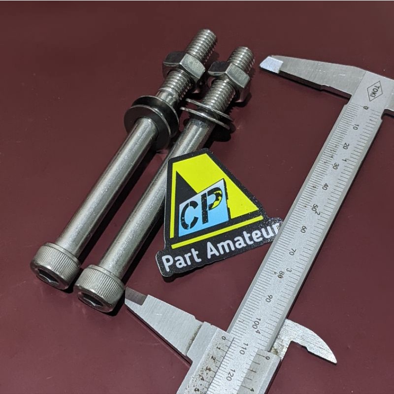 Jual Baut pangkon mesin belakang cb gl mp tiger l stenlis baut pangkon ...
