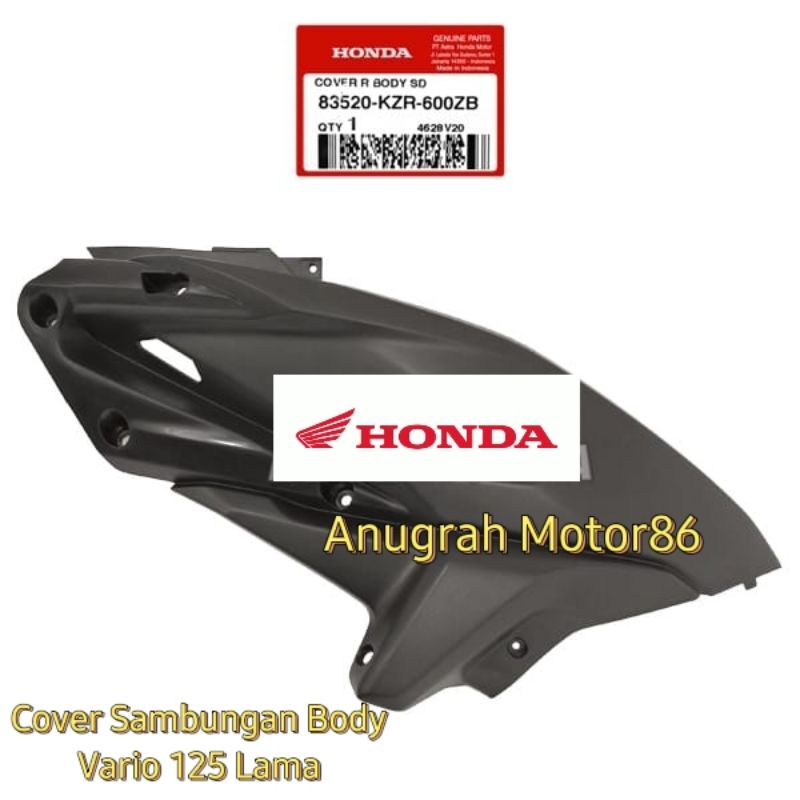Jual 83520-KZR-600ZB 83620-KZR-600ZB Cover Body Side Sambungan Body Vario 125 Lama | Shopee ...