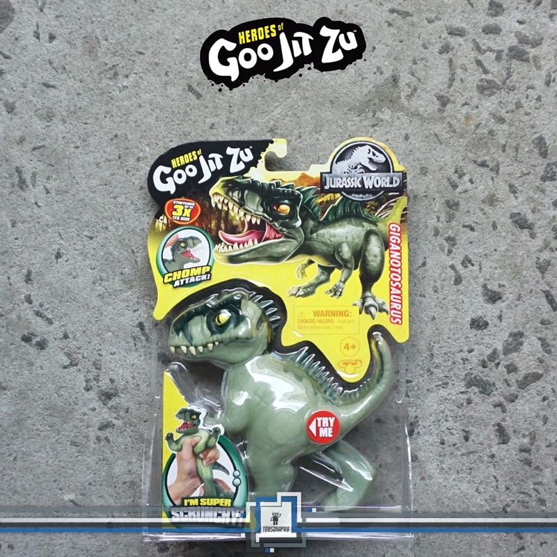 Jual Goo Jit Zu Jurassic World GIGANOTOSAURUS Chomp Attack Goojitzu ...