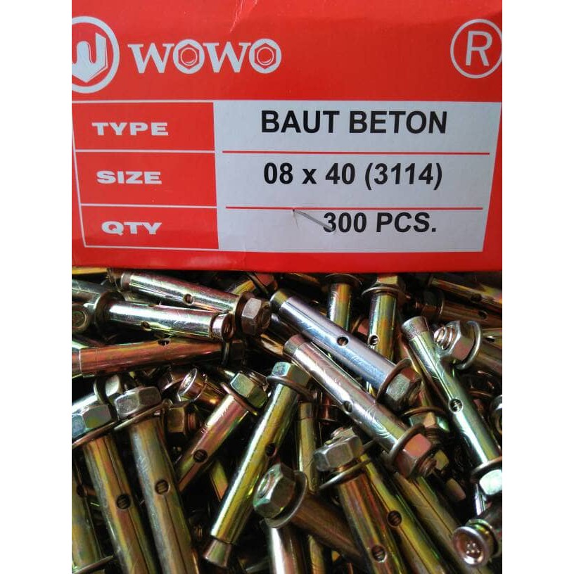 Jual Baut Beton / Baut Dynabolt 8*40 | Shopee Indonesia