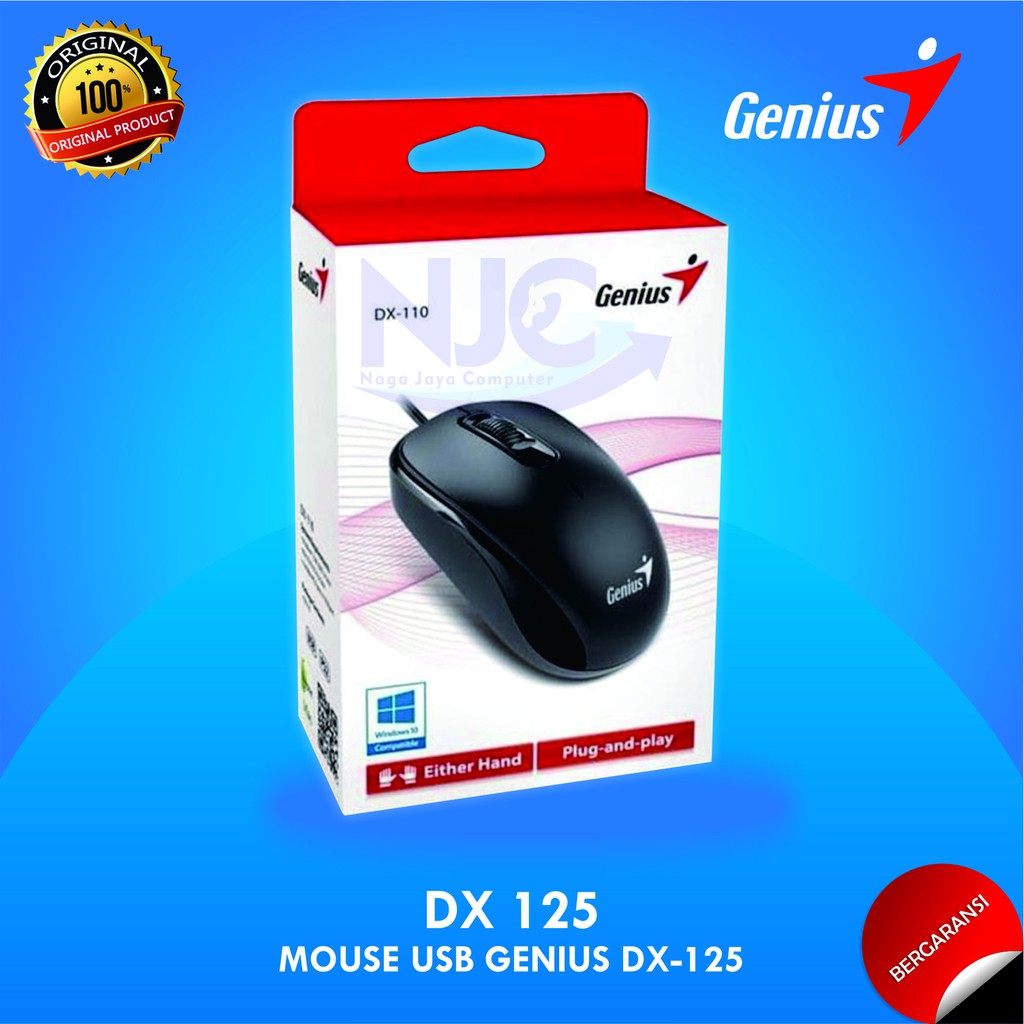 Jual MOUSE USB GENIUS DX-125 DX125 DX-120 DX120 ORIGINAL | Shopee Indonesia