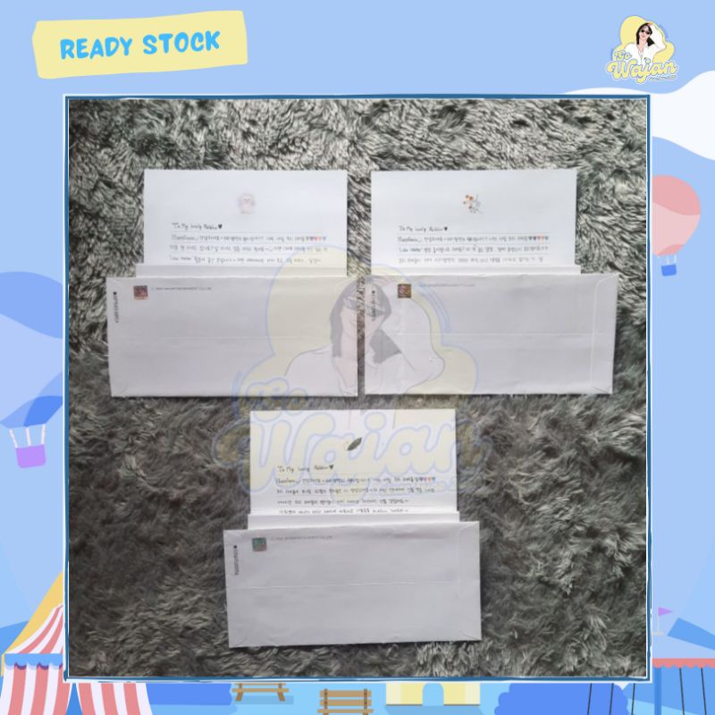 Jual RED VELVET WENDY DEAR U LETTER ONLY NO PHOTOCARD PC RV SURAT ...