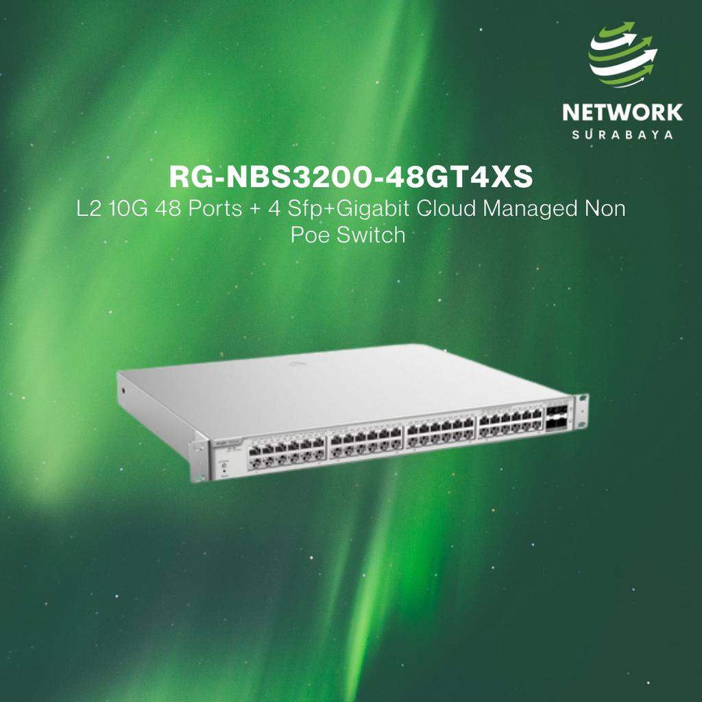 Jual RUIJIE REYEE RG-NBS3200-48GT4XS 48*PORT 4*10G SFP PORT L2 MANAGE ...