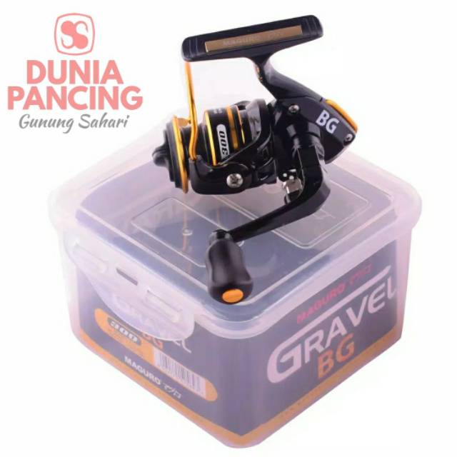 Jual Reel Spinning Maguro Gravel BG For Ultra Light Fishing Pilih Ukuran | Shopee Indonesia