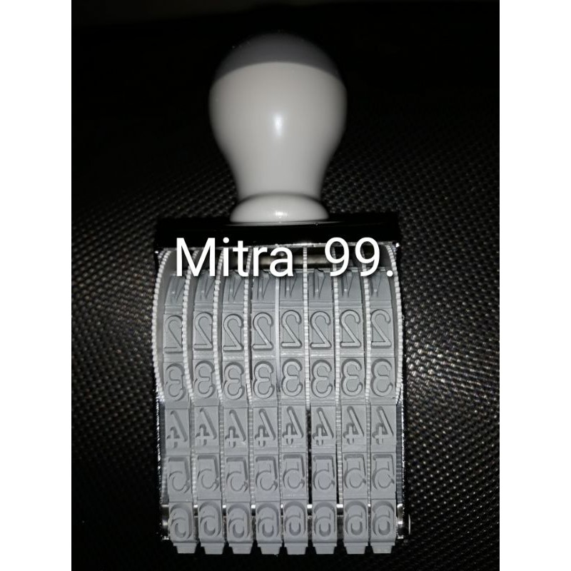 Jual Stempel putar angka 5 mm. 8 digit. | Shopee Indonesia