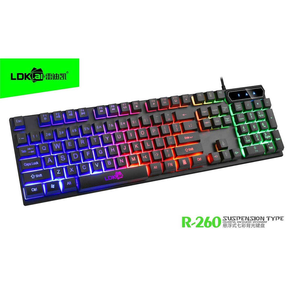 Jual Gaming Keyboard LED RGB + Mouse gaming led RGB + gaming Mouse Pad ...