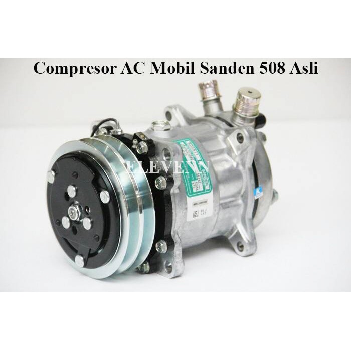 Jual Compresor Compressor Kompresor AC Mobil Sanden 508 Asli | Shopee ...