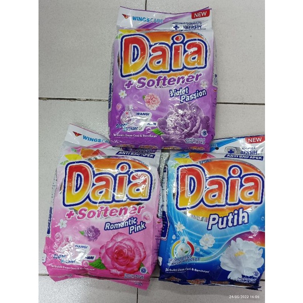 Jual Daia 1.7 kg / 1,6 kg Detergen bubuk Bersih, Lembut & Ekonomis ...