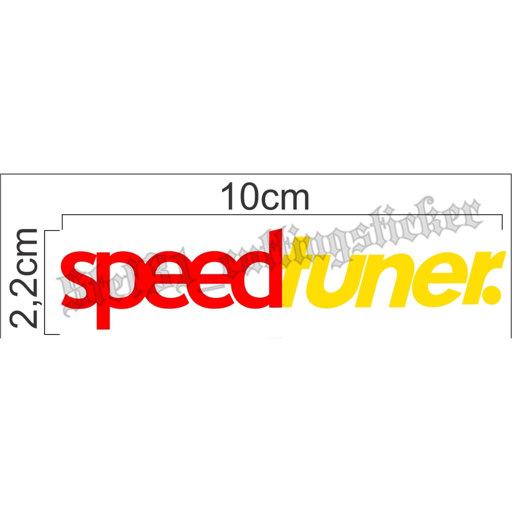 Jual Stiker cutting logo speedtuner, sticker speedtuner | Shopee Indonesia