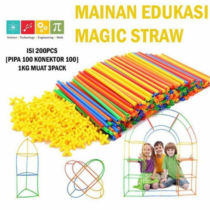 Jual Magic Straw Stick 200 pcs | Shopee Indonesia