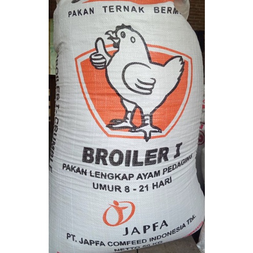 Jual PAKAN AYAM BR 1 BROILER JAPFA COMFEED KEMASAN 500gr dan 1kg ...