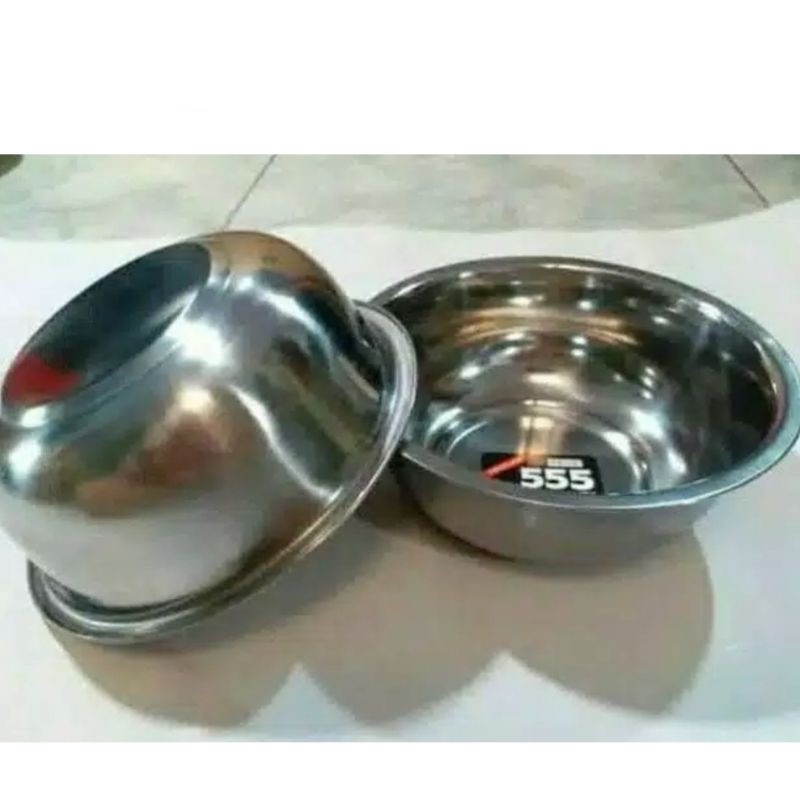 Jual Baskom Stainless Steel Besar Ukuran 24,26,28,30,36,38,40 Baskom ...