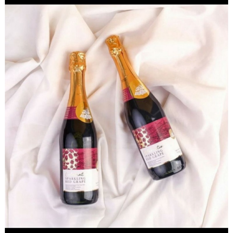 Jual Minuman Anggur Merah / Celebration Sparkling Red Grape WAJIB BUBBLE WRAP | Shopee Indonesia