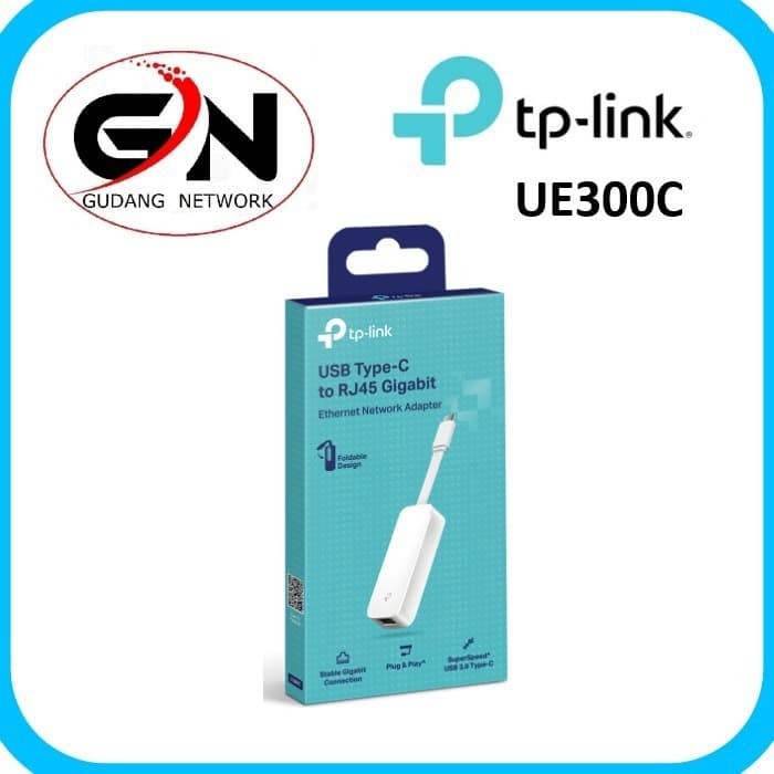 Jual TP-LINK UE300C USB Type-C to RJ45 Gigabit Ethernet Network Adapter UE300 | Shopee Indonesia