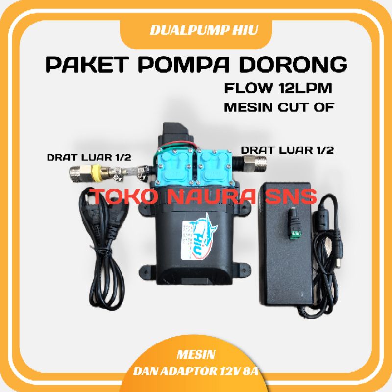 Jual PAKET POMPA DORONG WHASTAFEL / SHOWER / WATER HEATER / DUAL PUMP ...