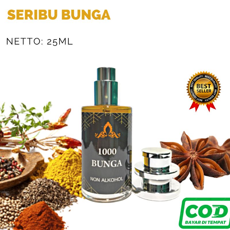 Jual Parfum Seribu Bunga Minyak Wangi Arab Saudi Murni Non Alkohol 25ml ...