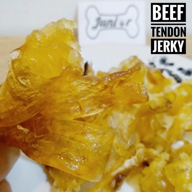 Jual Beef Tendon Jerky / Snack Urat Otot Sapi / Super Chewy Tendon Beef ...