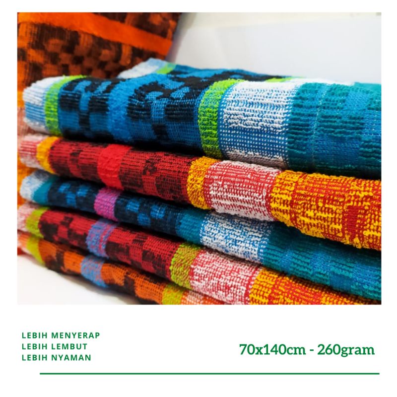 Jual Handuk Mandi Dewasa - Handuk motif - Handuk matahari 70x140cm ...