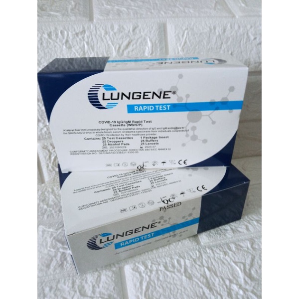 Jual Alat rapid antibodi covid 19 1box 25pcs test metode sample darah ...