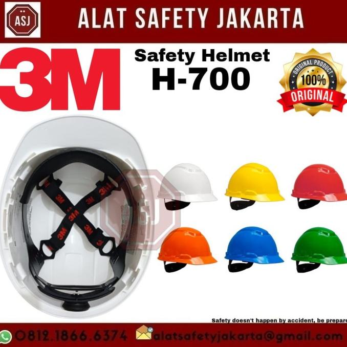 Jual Helm Proyek 3M H-700R / Safety Helmet 3M H-700R Star Seller ...