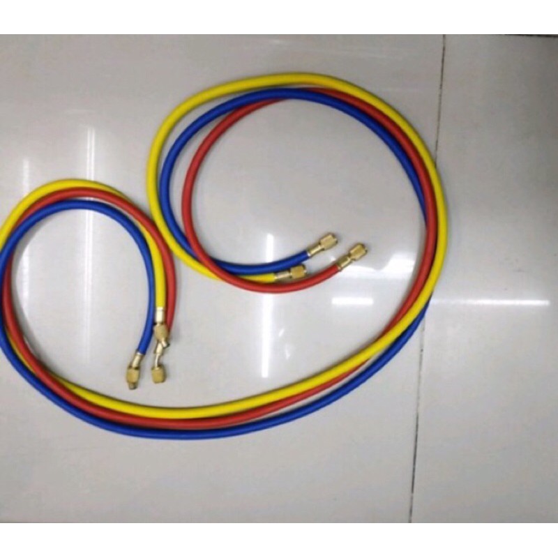 Jual Selang manifold R22 R134 panjang 150cm set 3pcs | Shopee Indonesia