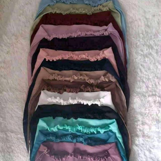 Jual CADAR TALI KARET SHIFON FINE 2 LAYER DAN TANPA JAHITAN DI BAWAH MATA | Shopee Indonesia