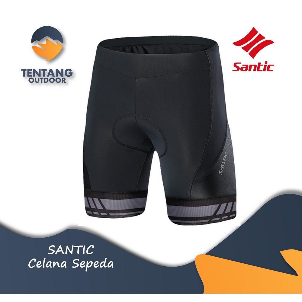 Jual Celana Sepeda Padding SANTIC M7C05085G MTB Road Bike Short Pants ...