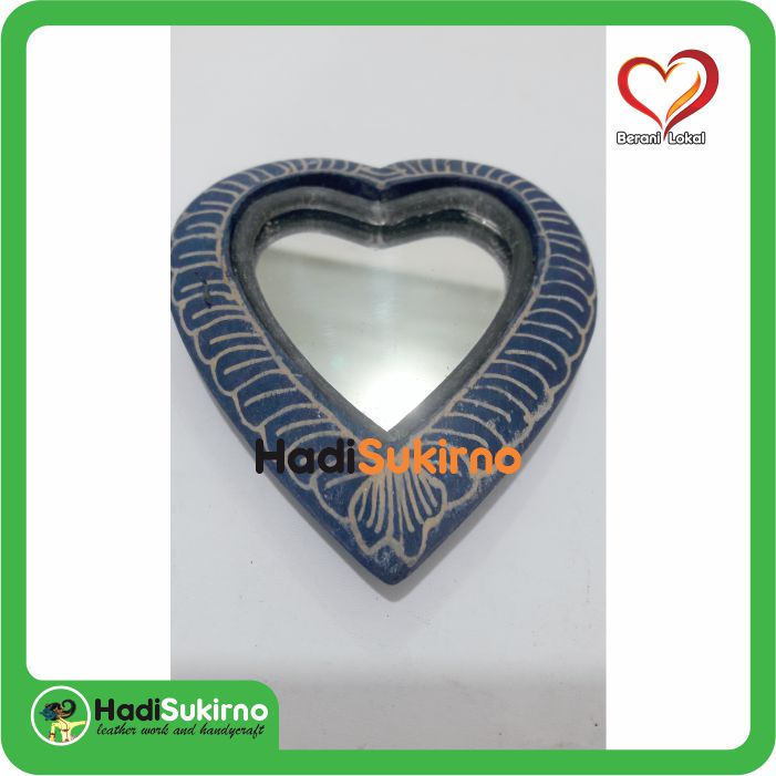 Jual Souvenir Kaca Cermin Love Motif Batik | Shopee Indonesia