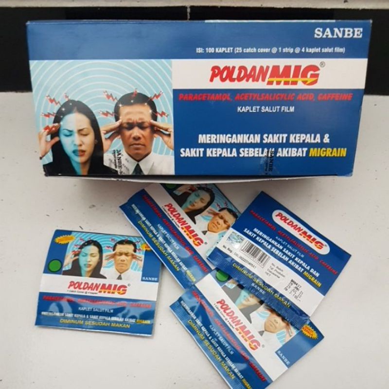 Jual POLDANMIG tablet obat sakit kepala sebelah migrain | Shopee Indonesia