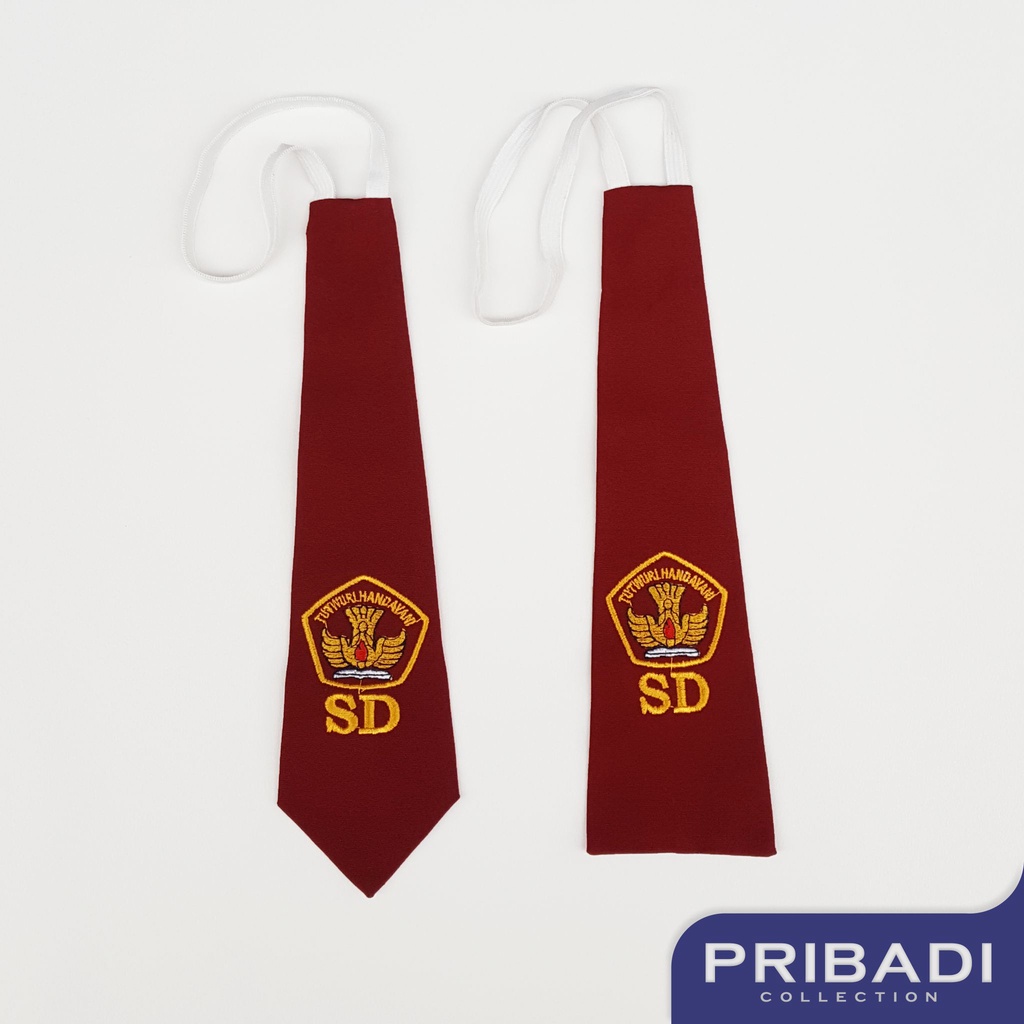 Jual Dasi Seragam Sekolah SD Karet Bordir Laki-laki / Perempuan Bahan ...