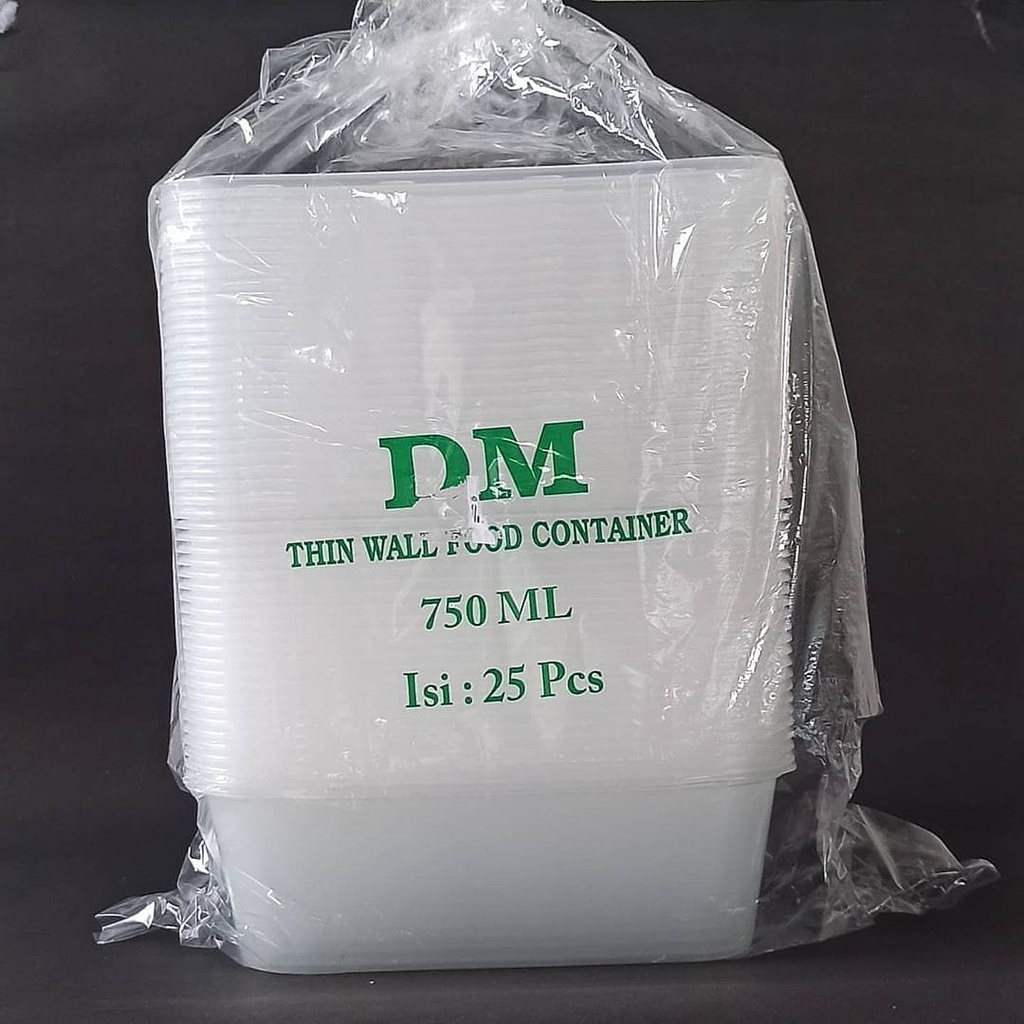 Jual Food Container 750 ML isi 25 pcs | Shopee Indonesia