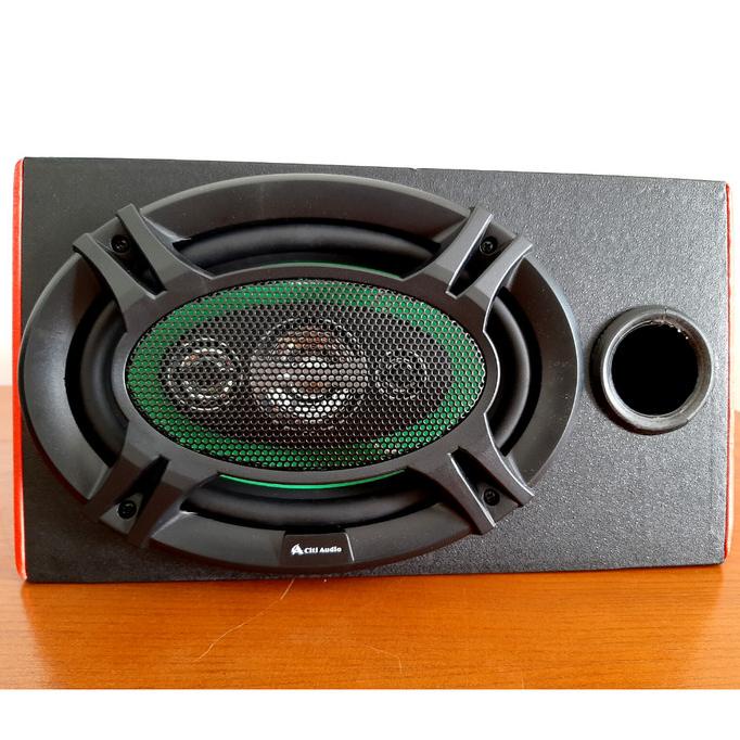 Jual Custom Paket Audio Mobil Speaker/ Subwoofer + Box Speaker Oval 6 ...