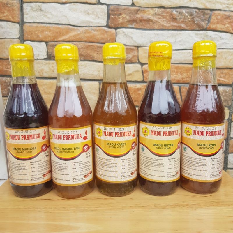 Jual Madu Pramuka 350 ml Madu Asli Indonesia | Shopee Indonesia