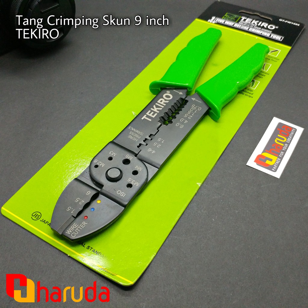 Jual Tang Crimping / Tang Press Skun TEKIRO 9 Inch | Shopee Indonesia