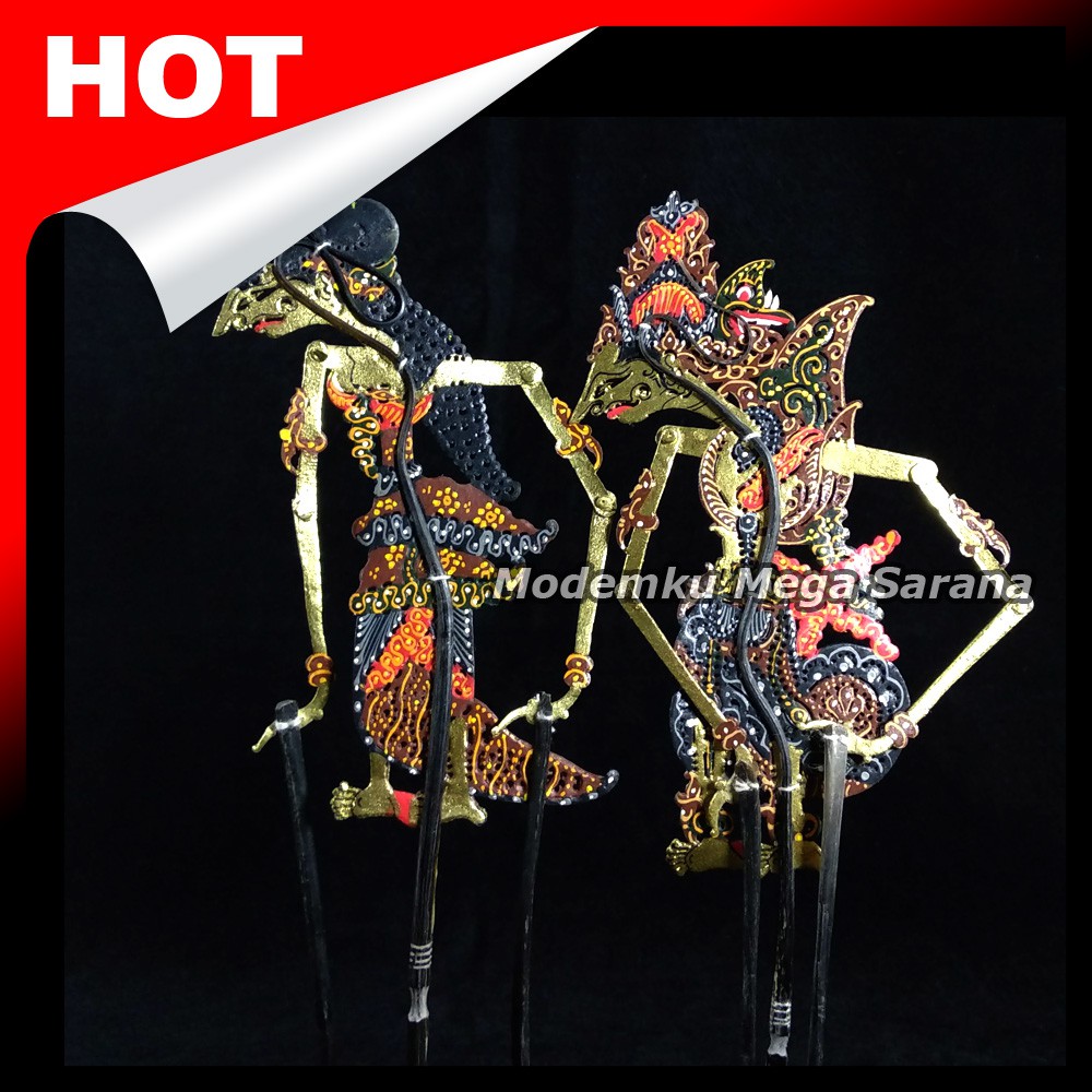 Jual Wayang Kulit Mini Caperan Super Halus - Rama Shinta - RUS01 Motif ...