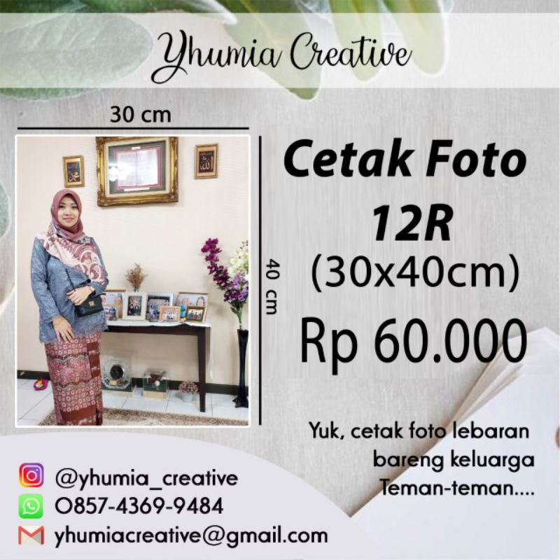 Jual Cetak Foto 12R (30x40cm) | Shopee Indonesia